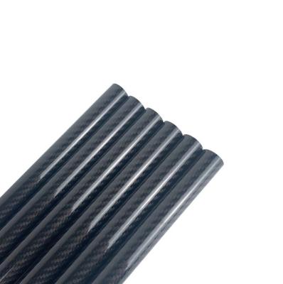 Κίνα OEM Machined Carbon Fiber High Strength Tubing 3k Twill 100% Real Tube προς πώληση