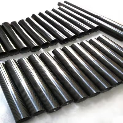 Κίνα 20mm 3k weaving carbon fibre tube 50mm 65mm 70mm 75mm carbon fiber rod/tubing προς πώληση