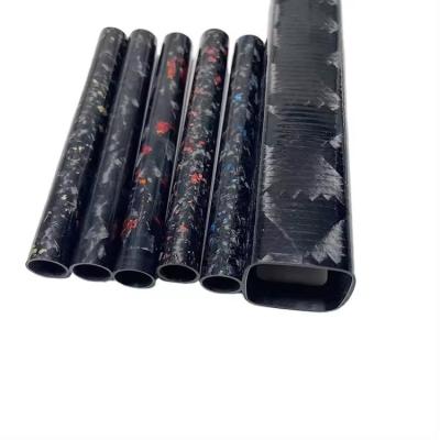 Κίνα Lightweight 3k Carbon Fiber Tube customized carbon fiber poles forged plain fiber tube προς πώληση