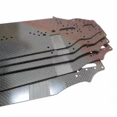 Κίνα Customized CNC Carbon fiber Panel High Strength Modulus Rigid Large Or Small Black Carbon Fiber Plate προς πώληση