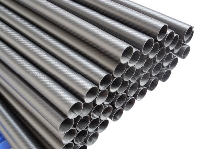 Κίνα Carbon Fiber Drone Parts Tube 30mm 3k Carbon Fibre Tube Round Pipes For UAV Drone Frame προς πώληση
