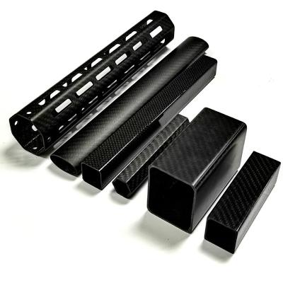 Κίνα Τετραγωνικός σωλήνας 20mm ινών άνθρακα T400 επεξεργασμένος στη μηχανή T800 ωοειδής ορθογώνιος προς πώληση