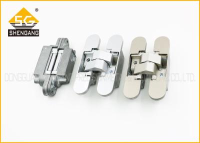 中国 180 度のイタリアの蝶番、3D Adjsuatble 亜鉛合金の見えないドア ヒンジ 販売のため