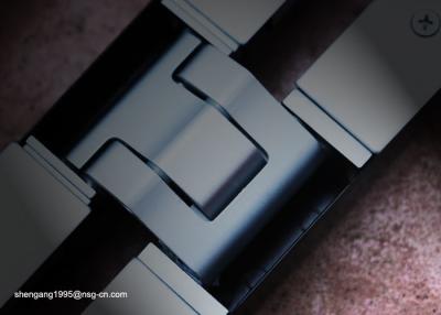 Cina cerniera di porta invisibile regolabile 3D cerniera celata 180 gradi Gap 17.5mm in vendita