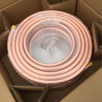 中国 1/4-7/8 銅コイルパイプ 15m/20m/30m/50m 連続流量 販売のため