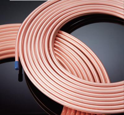 China El calor de cobre inconsútil de la eficacia alta instala tubos 200m m para el refrigerador en venta