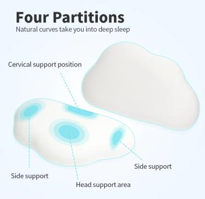 Cloud Shape Pain Relief Contour Orthopedic Cervical Bed Sleep memory foam pillow