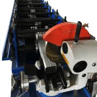 Quality Galvanized Steel Gutter Downspout Machine PLC Control With 0.4-0.8mm Thickness for sale