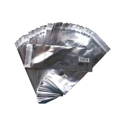 Cina Factory Direct Sales Luxury Black Zipper Bag Transparent Frosted Self Adhesive Bag in vendita