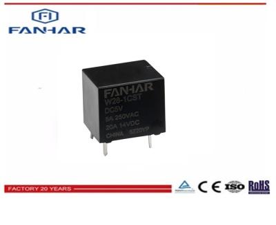 China steuerte elektrische Miniaturrelais-Spannung 20A 14VDC 0.36W W28 zu verkaufen