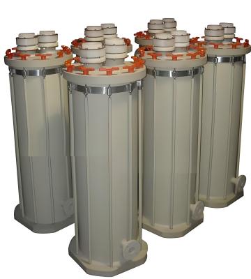 China Teflon Tube Heat Exchanger Designed for Up To 250 Degrees Celsius Equipment Total 1200 Country Of Origin for sale