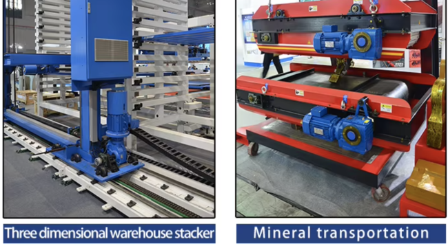 K Series reducer installed in industrial food processing equipment