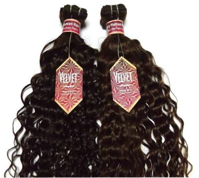 China 100 não por cento de Weave profundo longo fêmea indiano Brown do cabelo humano da onda de Remy à venda