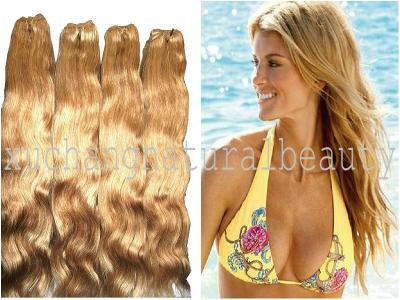 China Do indiano de Yaki do amarelo extensões não processadas do cabelo humano de Remy não para senhoras à venda