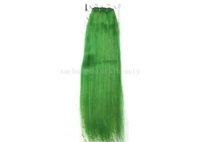 China Verde elegante das extensões do cabelo humano não Remy do chinês de Yaki Emaranhado-Livre à venda