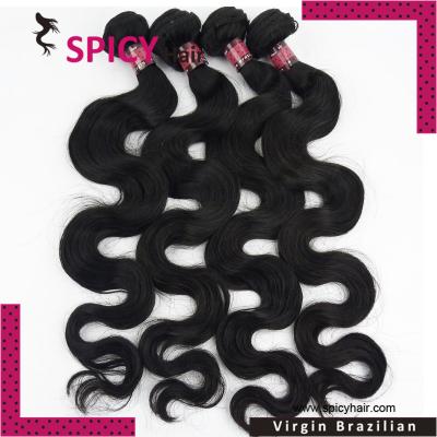 Cina Estensioni brasiliane vergini di trama dei capelli umani della cuticola 7A del corpo del doppio completo dell'onda in vendita