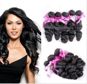 Cina Estensione brasiliana vergine non trattata dei capelli umani di 100% in vendita
