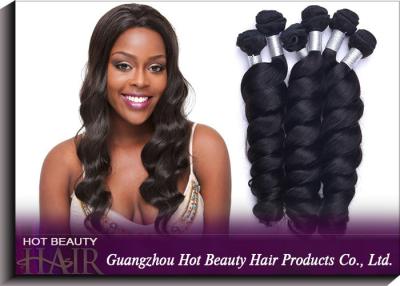 China Classifique extensões peruanas do cabelo do Virgin 5A, cabelo humano da onda natural à venda