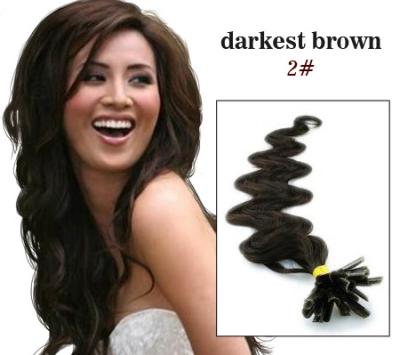 Cina Custom OEM U - punta Remy umana Pre Bonded Hair Extension in vendita