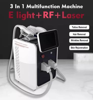 Cina 3 in 1 RF Nd Yag OPT Machine per la depilazione e il ringiovanimento della pelle in vendita