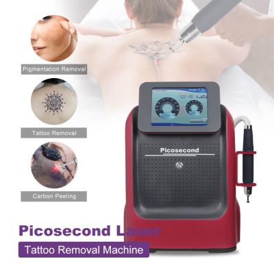 China Máquina profesional de remoción de tatuajes portátil con láser Pico Q con picosegundos en venta