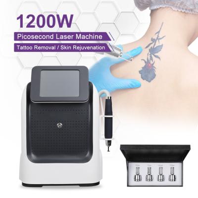 China Máquina portátil de remoción de tatuajes Pico Segundo Laser Q Switch Nd Yag Picosecond en venta
