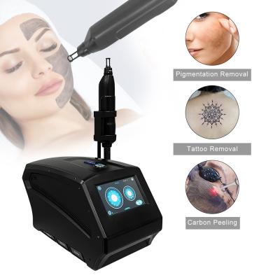 Cina Dispositivo di rimozione del tatuaggio Q Switched Nd Yag Laser Carbon Peeling Facial Qswitch in vendita