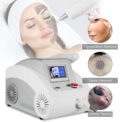 Cina Q Switch portatile Nd Yag Laser Rimozione del tatuaggio Qswitch Carbon Peeling Laser Machine in vendita