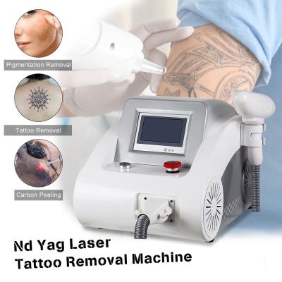 Cina Q Switch Nd Yag Laser Tattoo Remover Qswitch 3 Wave Carbon Peeling Machine per la rimozione del tatuaggio in vendita