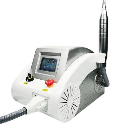 Cina Nd Yag Laser Tattoo Removal Sopracciglia Macchina per la rimozione del tatuaggio laser con luce di mira portatile in vendita