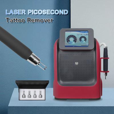 China Máquina de eliminación de tatuajes de alta energía Pico Segundo Laser Tattoo Remover 755 nm 4 longitud de onda Picosecond en venta