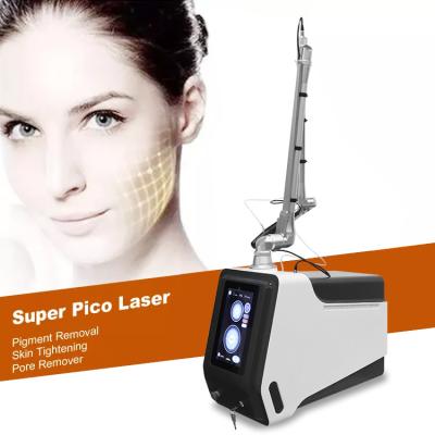 Cina Laser Picosecond Nd Yag Laser 755 Rimozione del tatuaggio Macchina laser bellezza Attrezzatura Q-switched Rimozione del pigmento frazionata in vendita