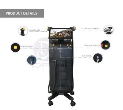 中国 質の高いIPL 755 808 1064Nmダイオードレーザー脱毛機 毛穴を縮める美容機 販売のため