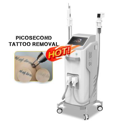 Cina Professional Standing Picolaser Carbon Peeling Multifunzione nd yag tattoo removal permanente diodo laser depilazione macchina in vendita