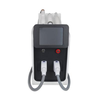 Cina Strumento di bellezza multifunzionale portatile IPL/RF/Nd 3 in 1 raffreddato al ghiaccio ipl depilazione permanente Yag Laser Machine in vendita
