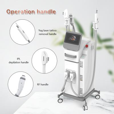 Cina 3 in 1 depilatore laser ipl nd yag rf rimozione dei capelli tatuaggio macchina di bellezza 2022 in vendita