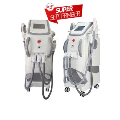 Cina 3 in 1 Multifunzione Elight IPL RF Nd Yag Laser Carbon Peel Permanente Machine di depilazione Macchina di rimozione del tatuaggio in vendita