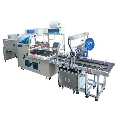 China Direct Source Automatic  Sealing Heat Shrink Cable Coils PE Film Sleeve Tunnel Automatic Shrink Packaging Machine for sale