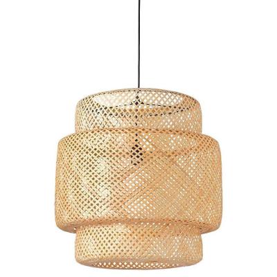 Cina handmade pendant lamp - Bamboo lantern - Hanging bamboo decorative lamp in vendita