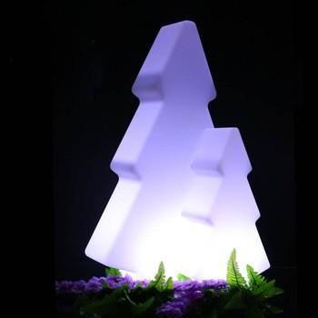 Cina outdoor colors changeable led glow christmas trees in vendita