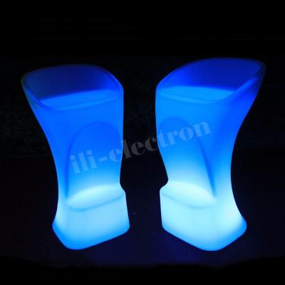 Cina plastic glowing bar chair for glowing party bars in vendita