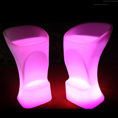 Cina RGB colorful modern led bar chairs in vendita