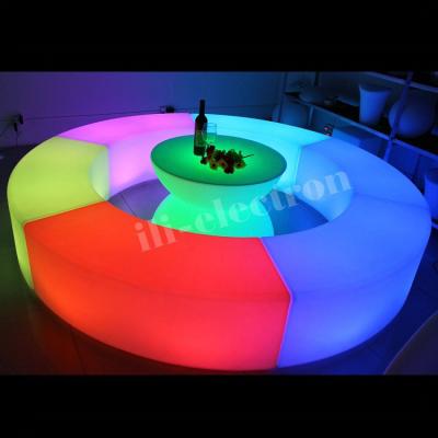 Cina cheap plastic led furniture /plastic led furniture light/led bar stools in vendita