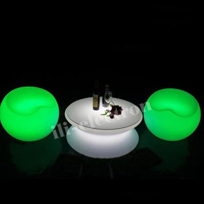 Cina 16 colors changing plastic led apple bar chair in vendita