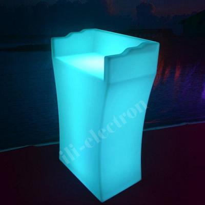 Cina outdoor event plastic led portable reception desk in vendita