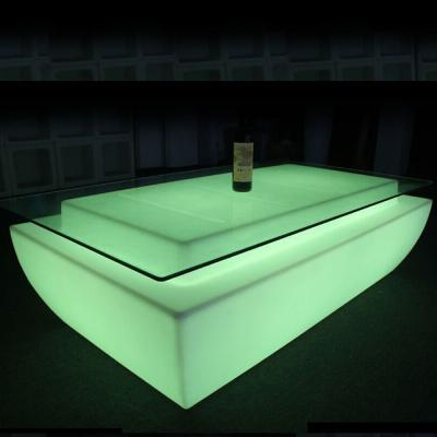 Cina Stylish remote control LED illumination glowing bar table/ bar cassette in vendita