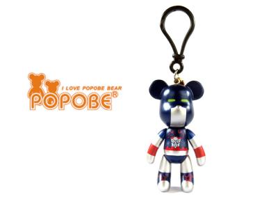 China Urso plástico Keychain da curvatura da decoração do saco 3