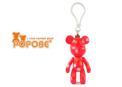 China Decoração Eco-Amigável do saco do bom Tactility de Keychain do urso do presente POPOBE do Natal à venda