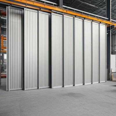 China Industrial Partitioning with Folding Partition Walls in Aluminium Metal Type 25-40kg/m2 for sale