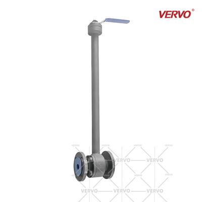 Cina Del galleggiante molle puntiglioso a 2 pollici della guarnizione della valvola a sfera DN50 bassa temperatura criogenica di galleggiamento di grado -196 150 libbra rf api 608 LF2 in vendita